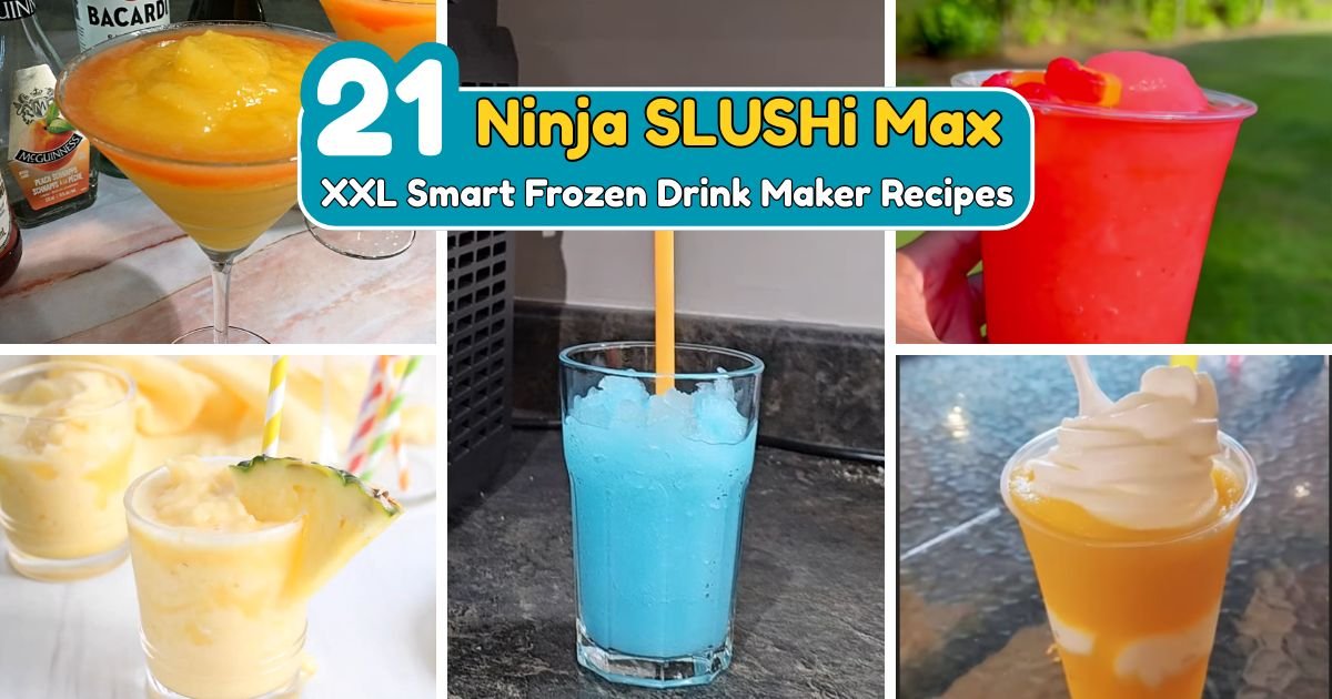 21 Simple Ninja SLUSHi Max XXL Smart Frozen Drink Maker Recipes